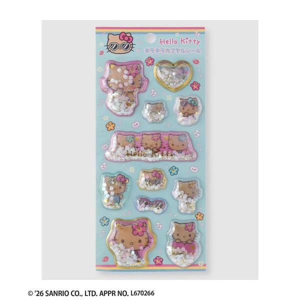 ZOZO問い合わせ番号:107917173ショップ:Mac-House，マックハウスブランド:Mac-House，マックハウス商品名:Hello Kitty ハローキティ キラキラカプセルシールカテゴリ:雑貨/ホビー>ステッカー/テー...