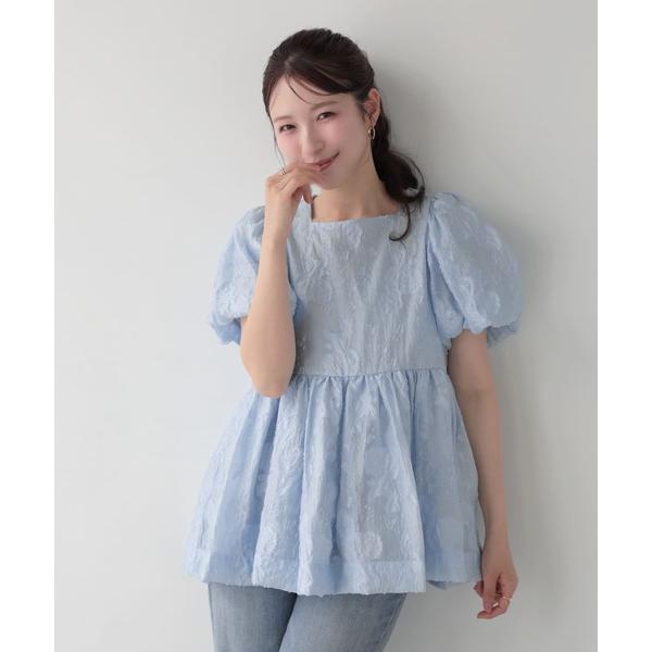 ZOZO問い合わせ番号:107920087ショップ:Fit more，フィットモアブランド:Fit more，フィットモア商品名:シアーフラワー袖バルーントップスカテゴリ:トップス>その他トップスブランド品番:f1t6202-5299...