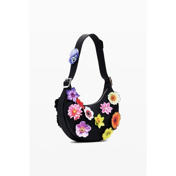 ZOZO問い合わせ番号:107920141ショップ:Desigual，デシグアルブランド:Desigual，デシグアル商品名:【Desigual x Tyler McGillivary】 3Dフラワーコラボフェイクレザーショルダーバッグカテ...