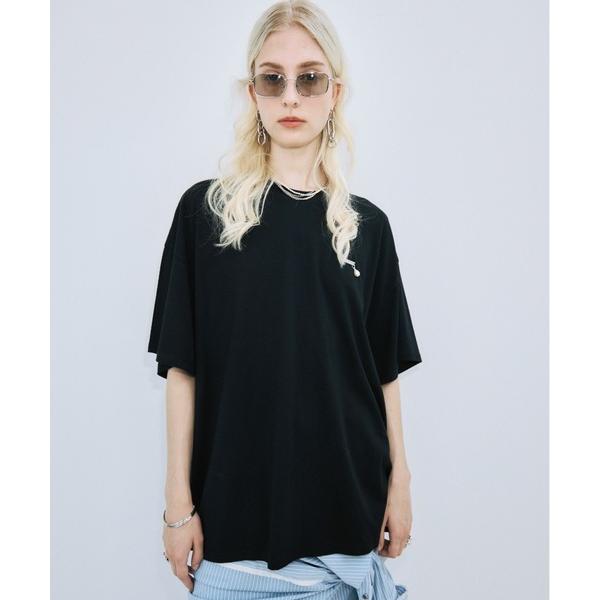 ZOZO問い合わせ番号:107920366ショップ:JOSE MOON，ジョゼムーンブランド:JOSE MOON，ジョゼムーン商品名:PEARL OVER HALF SLEEVE T-SHIRT /パールオーバーハーフスリーブTシャツカテゴ...