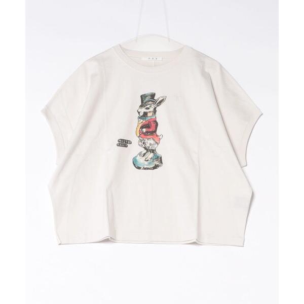 ZOZO問い合わせ番号:107955847ショップ:HAKKA，ハッカブランド:H.A.K，ハク商品名:H．A．K×ナタリー・レテ　スワイー天竺「MISTER　RABBiT」ドルマンTシャツカテゴリ:トップス>Tシャツ/カットソーブラ...