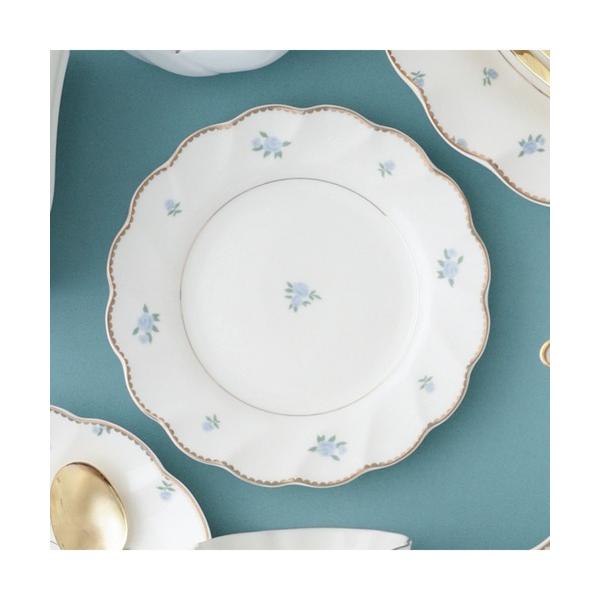 ZOZO問い合わせ番号:107955994ショップ:Francfranc，フランフランブランド:Francfranc，フランフラン商品名:クラシックローズ プレート SS ブルー 食器 皿 カフェ 花柄 純喫茶 昭和レトロカテゴリ:食器/キ...