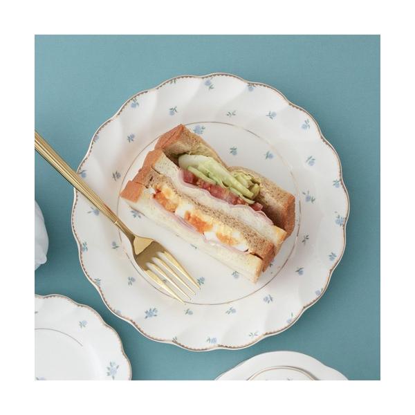 ZOZO問い合わせ番号:107955999ショップ:Francfranc，フランフランブランド:Francfranc，フランフラン商品名:クラシックローズ プレート M ブルー 食器 皿 カフェ 花柄 純喫茶 昭和レトロカテゴリ:食器/キッ...