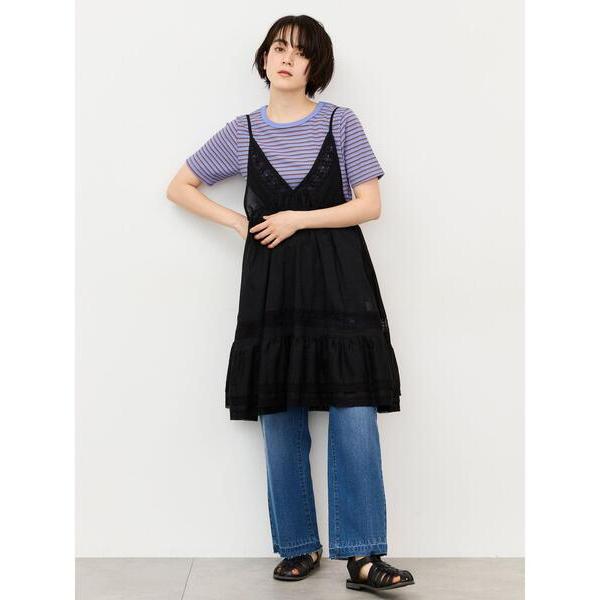 ZOZO問い合わせ番号:107956324ショップ:Samansa Mos2，サマンサ モスモスブランド:Samansa Mos2，サマンサ モスモス商品名:レースボイルキャミチュニックカテゴリ:ワンピース/ドレス>チュニックブランド...