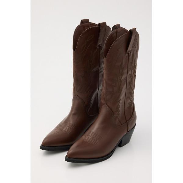 ZOZO問い合わせ番号:107957442ショップ:MOUSSY，マウジーブランド:MOUSSY，マウジー商品名:【再入荷】WESTERN ブーツカテゴリ:シューズ>ブーツブランド品番:010JAA55-6261素材:(甲材)合成皮革...