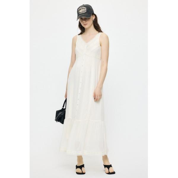 ZOZO問い合わせ番号:107957460ショップ:MOUSSY，マウジーブランド:MOUSSY，マウジー商品名:PIN TUCK CHIFFON マキシドレスカテゴリ:ワンピース/ドレス>ワンピースブランド品番:010JS233-6...