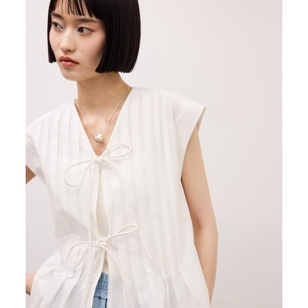 ZOZO問い合わせ番号:107957838ショップ:ADAM ET ROPE'，アダムエロペブランド:ADAM ET ROPE'，アダムエロペ商品名:【定番】タックフレアジレブラウスカテゴリ:トップス>シャツ/ブラウスブランド品番:2...