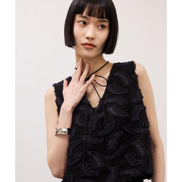 ZOZO問い合わせ番号:107957842ショップ:ADAM ET ROPE'，アダムエロペブランド:ADAM ET ROPE'，アダムエロペ商品名:ジャガードタンクブラウスカテゴリ:トップス>シャツ/ブラウスブランド品番:2026-...