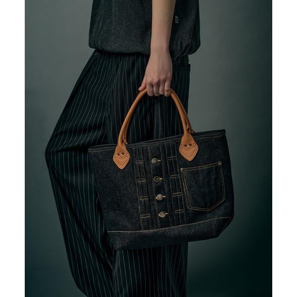 ZOZO問い合わせ番号:107958665ショップ:epnok，エプノックブランド:WETTEMPT，ウィテンプト商品名:DENIM TOTE BAG / デニムトートバッグカテゴリ:バッグ>トートバッグブランド品番:853908素材...