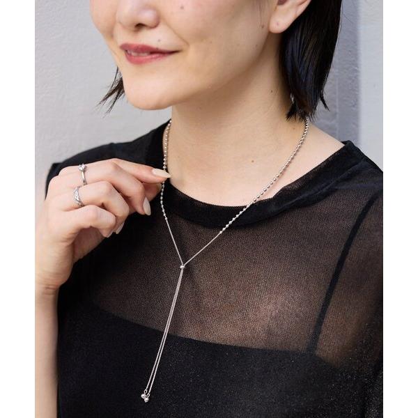 『セール実施中』ZOZO問い合わせ番号:107959811ショップ:ear PAPILLONNER，イア パピヨネブランド:ear PAPILLONNER，イアパピヨネ商品名:《金属アレルギー対応/ステンレス》スライドボールチェーンネックレ...