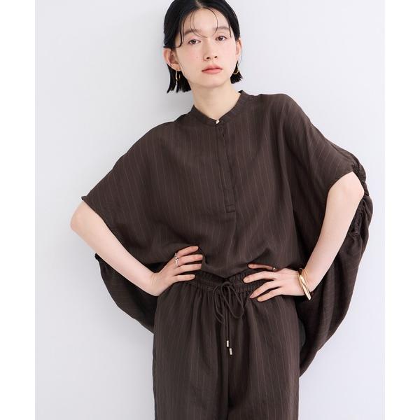 ZOZO問い合わせ番号:107995279ショップ:ADAM ET ROPE'，アダムエロペブランド:LE CERCLE par rope'，ルセルクルパーロペ，ADAM ET ROPE'，アダムエロペ商品名:N/Rダブルストライプブラウス...