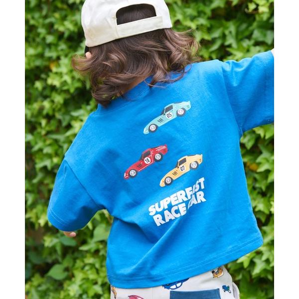 ZOZO問い合わせ番号:107995443ショップ:petit main，プティマインブランド:petit main，プティマイン商品名:【プティプラ/WEB先行】バックプリント半袖Tシャツカテゴリ:トップス>Tシャツ/カットソーブラ...