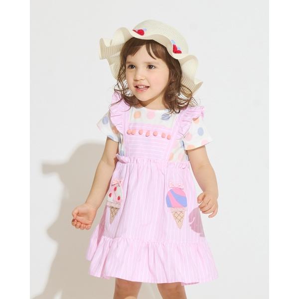 ZOZO問い合わせ番号:107995456ショップ:sense of wonder，センスオブワンダーブランド:baby cheer，ベイビーチアー商品名:【サーティワン アイスクリーム】ツインアイスワンピースカテゴリ:ワンピース/ドレス&...
