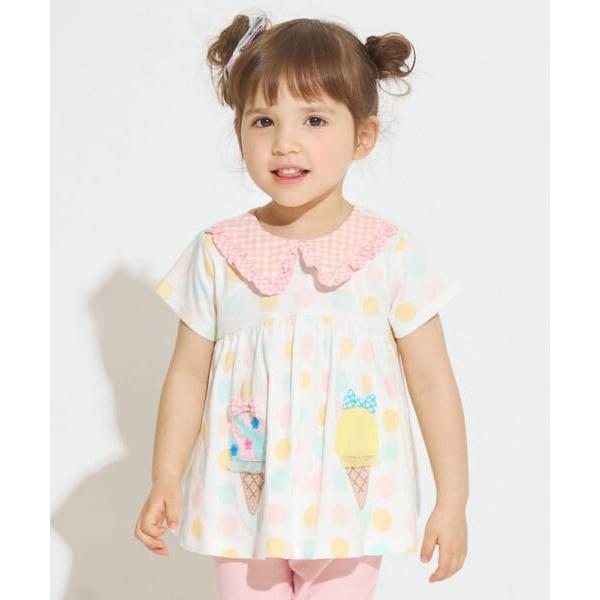 『セール実施中』ZOZO問い合わせ番号:107995458ショップ:sense of wonder，センスオブワンダーブランド:baby cheer，ベイビーチアー商品名:「サーティワン アイスクリーム」ツインアイスチュニックカテゴリ:ワン...