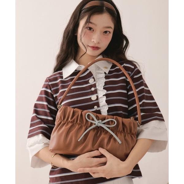ZOZO問い合わせ番号:107995777ショップ:mideal，マイディールブランド:loin nuit，ロワンニュイ商品名:2way gather hand bag / 2wayギャザーハンドバッグカテゴリ:バッグ>ショルダーバッ...