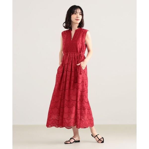 ZOZO問い合わせ番号:107996076ショップ:BEAMS WOMEN，ビームスウィメンブランド:Demi-Luxe BEAMS，デミルクス ビームス商品名:ne Quittez pas / ボイル ドット ノースリーブ ワンピース〈R...