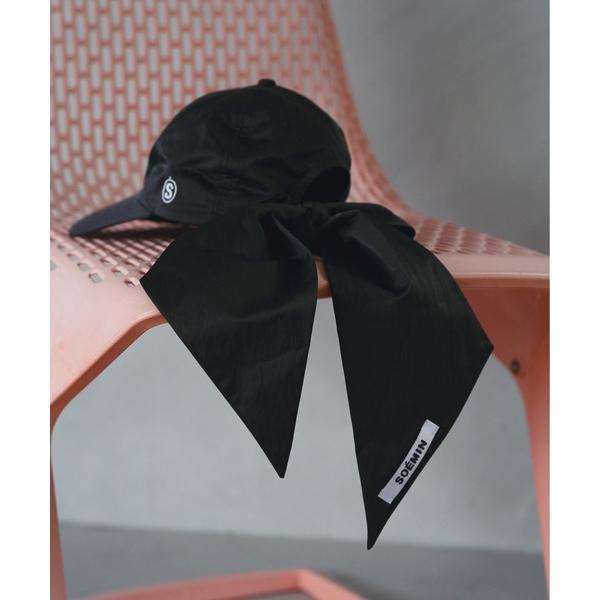 ZOZO問い合わせ番号:107996815ショップ:Prompdo，プロンプドブランド:SOEMIN，ソミン商品名:Ribbon logo cap／バックリボンキャップカテゴリ:帽子>キャップブランド品番:smn-5726625-00...
