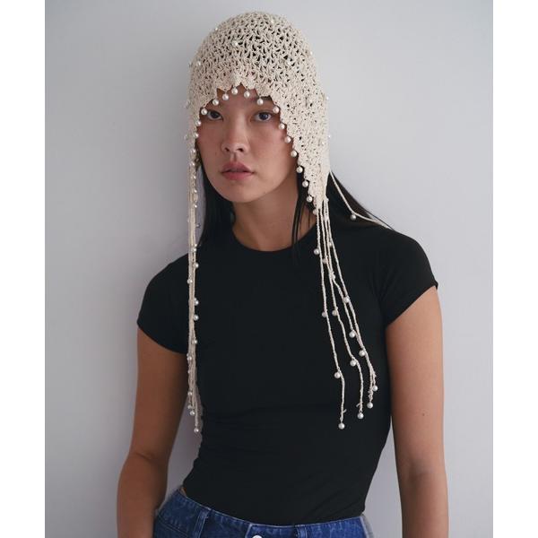 ZOZO問い合わせ番号:107996827ショップ:Prompdo，プロンプドブランド:SOEMIN，ソミン商品名:Pearl bonnet／パール付きニット帽 ボンネットカテゴリ:帽子>ニットキャップ/ビーニーブランド品番:smn-...
