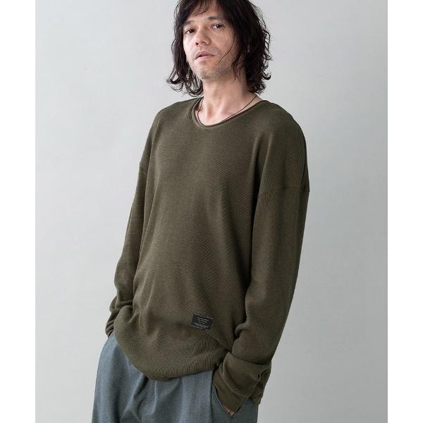 ZOZO問い合わせ番号:107998889ショップ:CMB by CAMBIO，シーエムビー バイ カンビオブランド:EGO TRIPPING，エゴトリッピング商品名:mlt5725-WOOL THERMAL-TEE ウールサーマルカットソ...