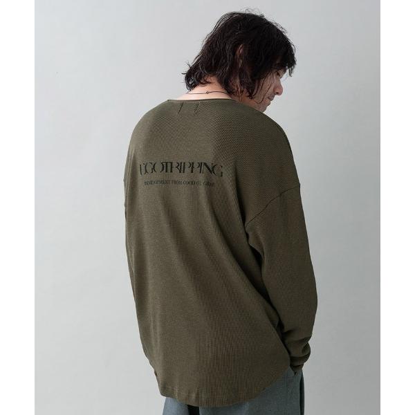 ZOZO問い合わせ番号:107998891ショップ:CMB by CAMBIO，シーエムビー バイ カンビオブランド:EGO TRIPPING，エゴトリッピング商品名:mlt5727-WOOL THERMAL-TEE print ウールサー...