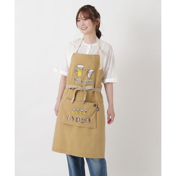 ZOZO問い合わせ番号:107999716ショップ:WORLD ONLINE STORE SELECT，ワールドオンラインストアセレクトブランド:one'sterrace，ワンズテラス商品名:パッカブル エプロン ビール＆ギョーザカテゴリ:...
