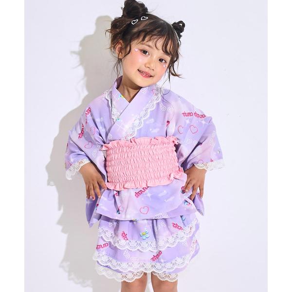 ZOZO問い合わせ番号:108035591ショップ:ANAP，アナップブランド:ANAP kids，アナップキッズ商品名:ドリーミングティアード 浴衣 3セットカテゴリ:トップス>アンサンブルブランド品番:428-3641素材:ポリエ...