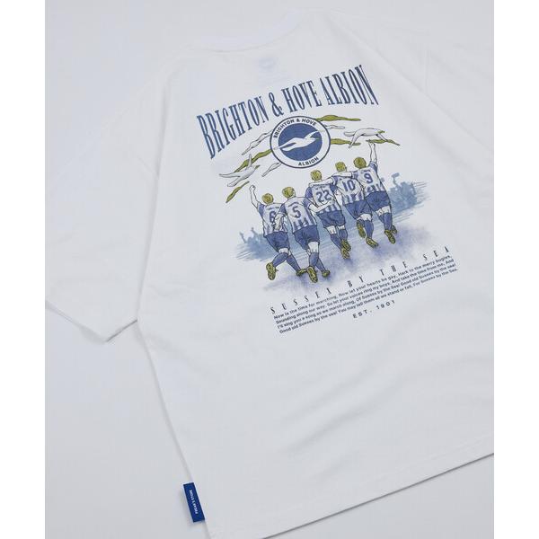 ZOZO問い合わせ番号:108035918ショップ:FREAK'S STORE，フリークスストアブランド:FREAK'S STORE，フリークスストア商品名:BHA SEAGULLS MATCHDAY GRAPHIC T/ブライトン・アンド...