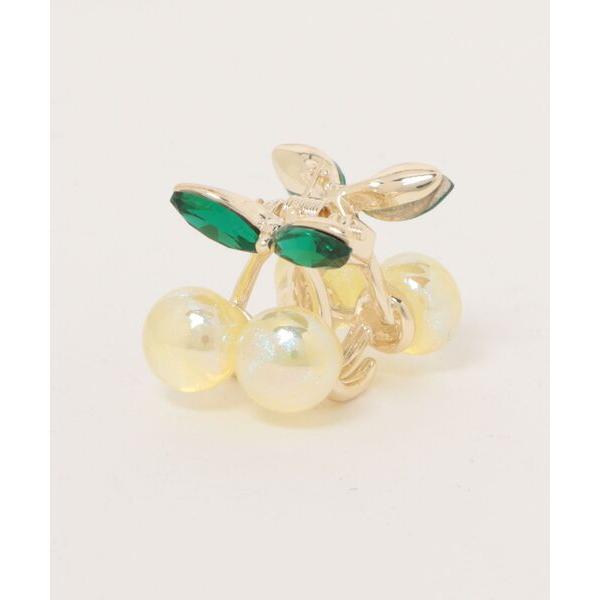 ZOZO問い合わせ番号:108037095ショップ:COLLARS，カラーズブランド:LINFA　，リンファ商品名:さくらんぼストーン　ミニヘアクリップカテゴリ:ヘアアクセサリー>バレッタ/ヘアクリップブランド品番:LNK-26068...
