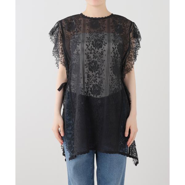 ZOZO問い合わせ番号:108037982ショップ:IENA，イエナブランド:SLOBE IENA，スローブイエナ商品名:Lace layered チュニックブラウスカテゴリ:トップス>シャツ/ブラウスブランド品番:260519123...