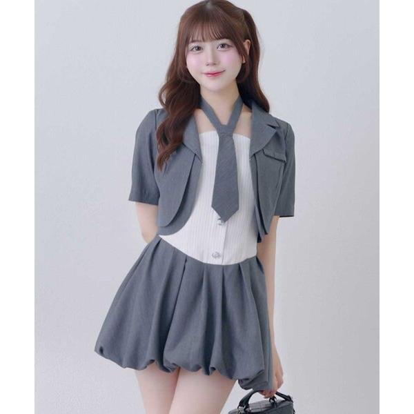ZOZO問い合わせ番号:108038280ショップ:OLIVE des OLIVE，オリーブ デ オリーブブランド:OLIVE des OLIVE，オリーブデオリーブ商品名:【Belle Charme】Bare Top Onepiece＆T...