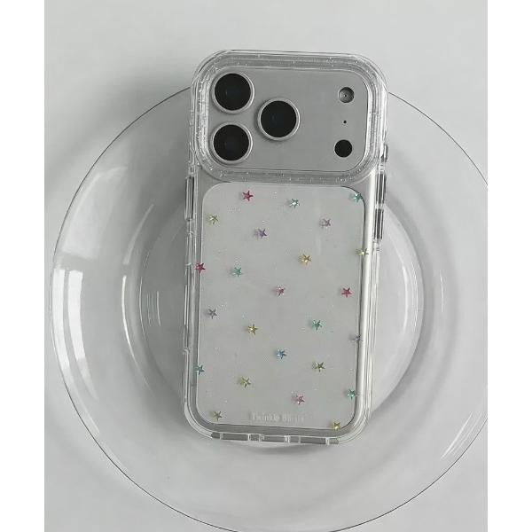 ZOZO問い合わせ番号:108038672ショップ:Vini，ヴィニブランド:Vini，ヴィニ商品名:カラフル スター ドット クリア iPhone ケース 13/14.15.16.17.17Proカテゴリ:PC・スマホグッズ/家電>...