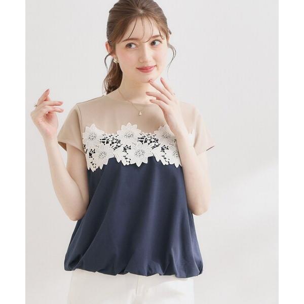 ZOZO問い合わせ番号:108039181ショップ:Couture brooch，クチュールブローチブランド:couture brooch，クチュールブローチ商品名:【UVカット・接触冷感・洗える】レース バルーントップスカテゴリ:トップス...