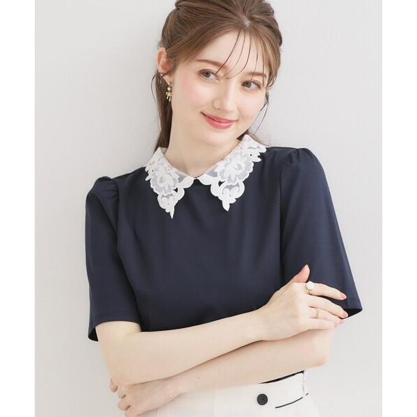 ZOZO問い合わせ番号:108039182ショップ:Couture brooch，クチュールブローチブランド:couture brooch，クチュールブローチ商品名:【UVカット・接触冷感・洗える】襟レース トップスカテゴリ:トップス&gt...