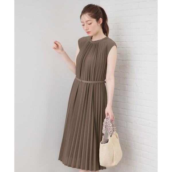 ZOZO問い合わせ番号:108040105ショップ:index，インデックスブランド:index，インデックス商品名:プリーツワンピース【イージーアイロン／ストレッチ／洗濯機OK】カテゴリ:ワンピース/ドレス>ワンピースブランド品番:...