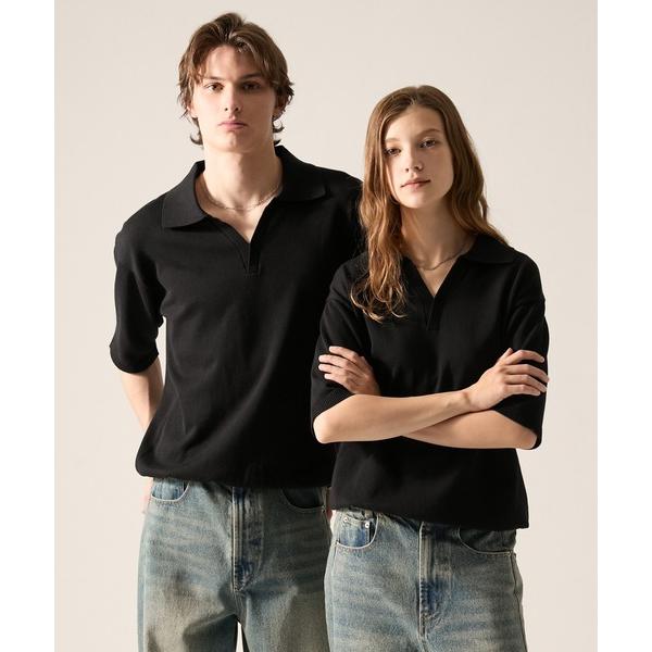 ZOZO問い合わせ番号:108040214ショップ:EMMA CLOTHES，エマ クローズブランド:CLEL，クレイル商品名:【CLEL】Giza Cotton Short Sleeve Skipper Polo Shirt / ギザコッ...