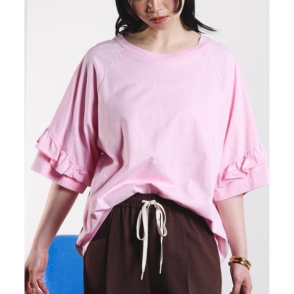 ZOZO問い合わせ番号:108040610ショップ:ROSE BUD，ローズバッドブランド:ROSE BUD，ローズバッド商品名:mici/BACK RAFFLE TEEカテゴリ:トップス>Tシャツ/カットソーブランド品番:20626...