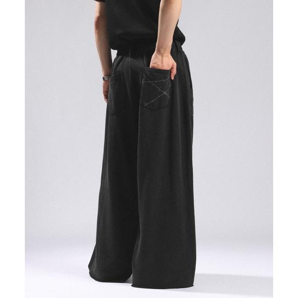 ZOZO問い合わせ番号:108040813ショップ:RAGEBLUE，レイジブルーブランド:RAGEBLUE，レイジブルー商品名:Barbs Stitch Sweat Wide Pants/バーブス刺繍スウェットワイドパンツカテゴリ:パンツ...