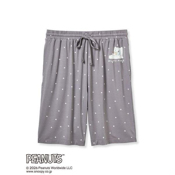 ZOZO問い合わせ番号:108041166ショップ:gelato pique，ジェラート　ピケブランド:gelato pique，ジェラートピケ商品名:「PEANUTS」「HOMME」「接触冷感」ハーフパンツカテゴリ:ルームウェア>ル...