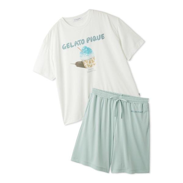 ZOZO問い合わせ番号:108041169ショップ:gelato pique，ジェラート　ピケブランド:gelato pique，ジェラートピケ商品名:【HOMME】【MNT SHERBET byHEIQ MINT】【接触冷感】夏祭りワンポ...