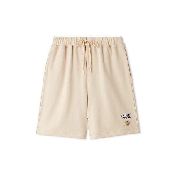 『セール実施中』ZOZO問い合わせ番号:108041179ショップ:gelato pique，ジェラート　ピケブランド:gelato pique，ジェラートピケ商品名:「UNISEX」裏毛ワンポイント刺繍ハーフパンツカテゴリ:ルームウェア&...