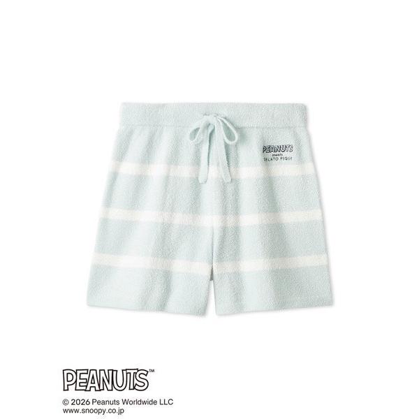 ZOZO問い合わせ番号:108041195ショップ:gelato pique，ジェラート　ピケブランド:gelato pique，ジェラートピケ商品名:「PEANUTS」スムーズィーボーダーショートパンツカテゴリ:ルームウェア>ルーム...