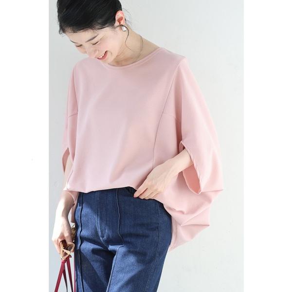 ZOZO問い合わせ番号:108112861ショップ:FRENCH PAVE，フレンチパヴェブランド:CAWAII，カワイイ商品名:体のライン拾わない！錯覚ドルマントップスカテゴリ:トップス>Tシャツ/カットソーブランド品番:wkj00...
