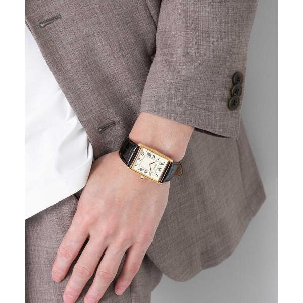 ZOZO問い合わせ番号:108113132ショップ:NANO universe，ナノユニバースブランド:SEIKO，セイコー，NANO universe，ナノユニバース商品名:SEIKO/セイコー コラボレーション スクエア D.ブラウンカ...