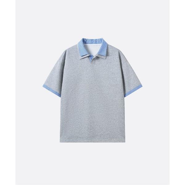 ZOZO問い合わせ番号:108113326ショップ:P L U M STORE，プラム ストアブランド:U:UME，ユーム商品名:Plaid Docking Polo Shirtカテゴリ:トップス>ポロシャツブランド品番:C2605U...