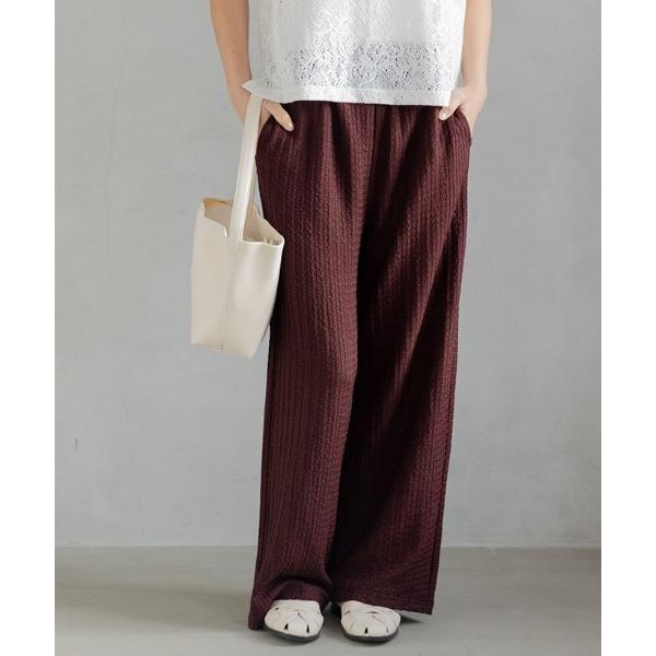 ZOZO問い合わせ番号:108114072ショップ:FELISSIMO，フェリシモブランド:フェリシモMama，フェリシモママ商品名:Ｍｏｒｅｄｄｅ　マタニティも産後も使える　ジャカードカットソーワイドパンツカテゴリ:ママ＆ベビー>マ...