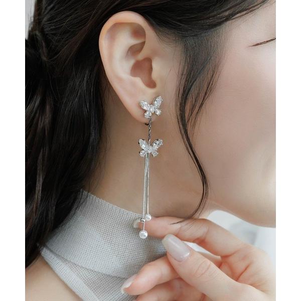 ZOZO問い合わせ番号:108114369ショップ:RANDA，ランダブランド:RANDA，ランダ商品名:【Butterfly Collection】バタフライイヤリングカテゴリ:アクセサリー>イヤリングブランド品番:FA37397素...