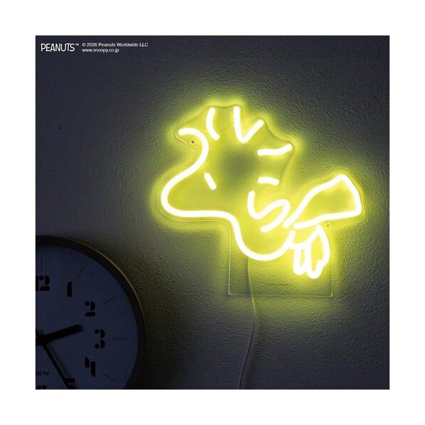 ZOZO問い合わせ番号:108114416ショップ:BIRTHDAY BAR，バースデイバーブランド:BIRTHDAY BAR，バースデイバー商品名:【PEANUTS】 NEON LIGHT Woodstock ネオンライトカテゴリ:インテ...