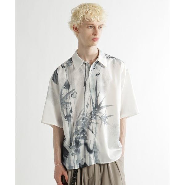 ZOZO問い合わせ番号:108114549ショップ:HARE，ハレブランド:HARE，ハレ商品名:BAMBOO BLURシャツ(HARE)カテゴリ:トップス>シャツ/ブラウスブランド品番:840985素材:ポリエステル100%カラー:...