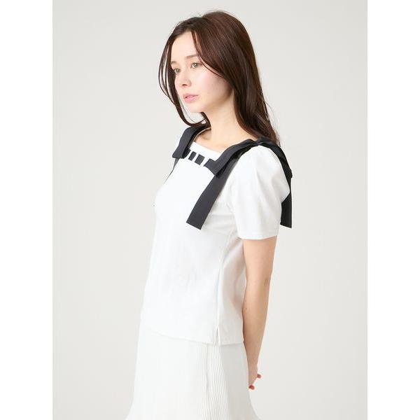 ZOZO問い合わせ番号:108150363ショップ:CELFORD，セルフォードブランド:CELFORD，セルフォード商品名:ショルダーリボンカットソーカテゴリ:トップス>Tシャツ/カットソーブランド品番:CWCT262073素材:表...