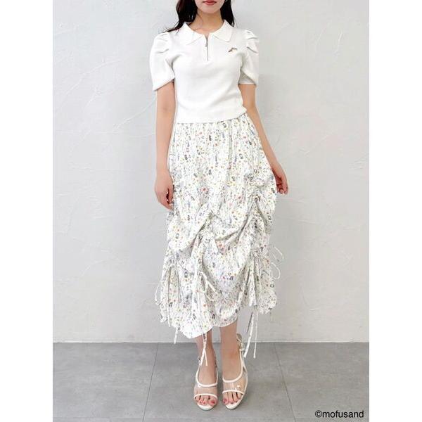 ZOZO問い合わせ番号:108151134ショップ:dazzlin，ダズリンブランド:dazzlin，ダズリン商品名:【mofusandコラボ】ドロストマルチウェイプリントスカートカテゴリ:スカート>スカートブランド品番:022630...